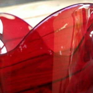 Kitchen | Vintage Ruby Red Pitcher Set | Poshmark